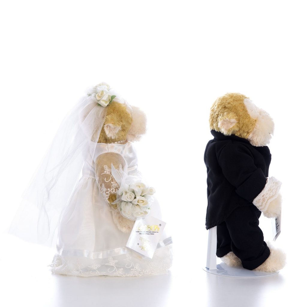 Pareja de novios monos – Amber